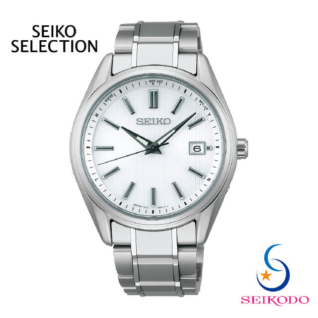 【楽天市場】SEIKO SELECTION セイコー セレクション Sシリーズ SBTM337 ソーラー 電波 メンズ 腕時計 ホワイト文字盤 ...
