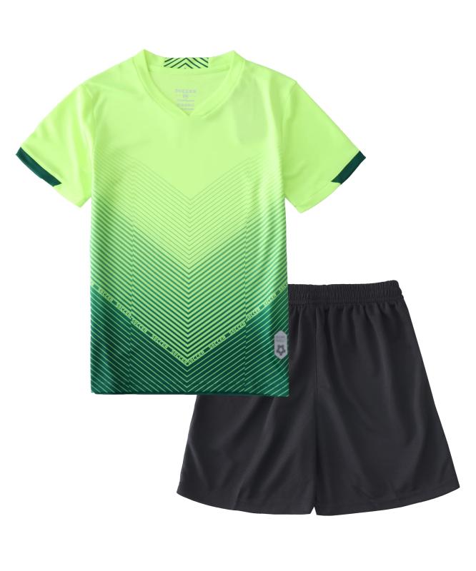 【楽天市場】[Hiheart] ジュニア(キッズ・子供) サッカーウェア フットサル キッズトレーニング上下セット ボーイズ 夏 半袖 半パン ...