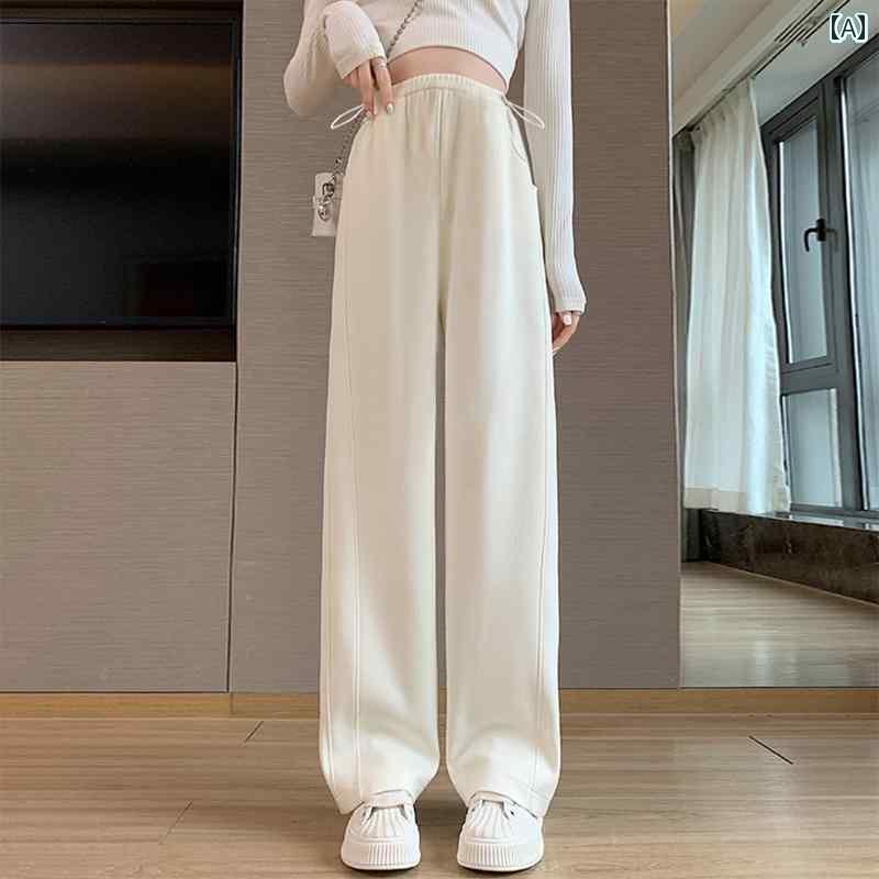 【楽天市場】パンツ スウェット 妊婦 マタニティパンツ 春秋 2024 ワイド レッグ パンツ 秋冬 スタイルに 加えて 裏起毛 厚手 小さい ...