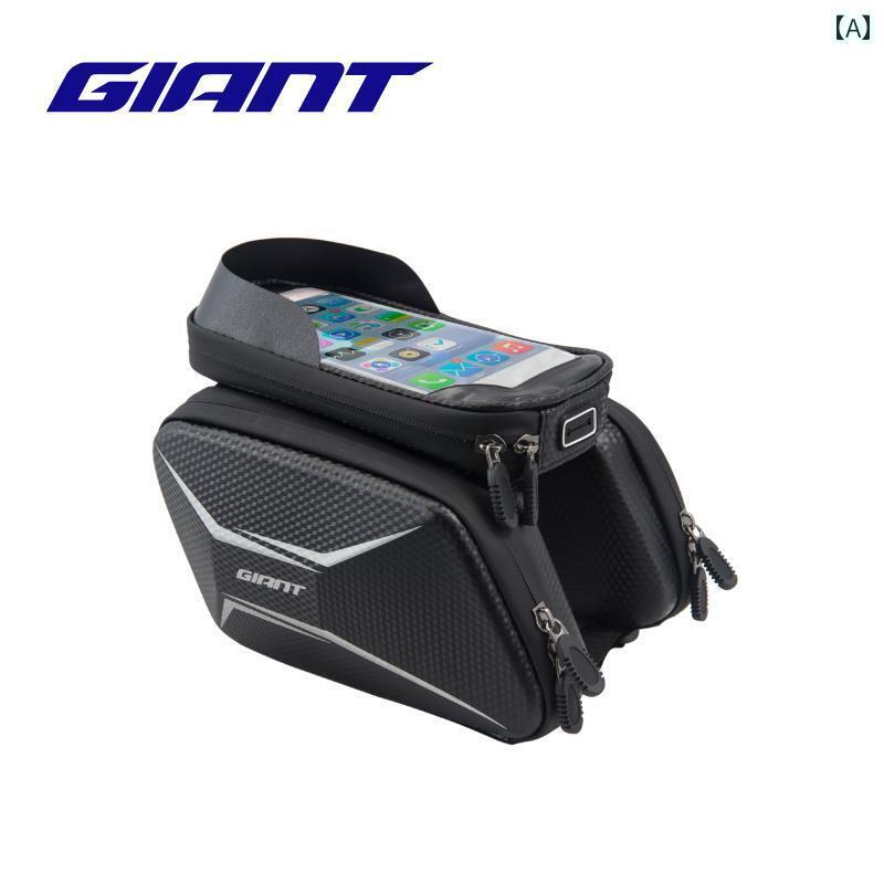 【楽天市場】自転車 ホルダー バッグ ジャイアント Muyu大容量 タッチ スクリーン スマートフォン トップ チューブ バッグ 防水 ...