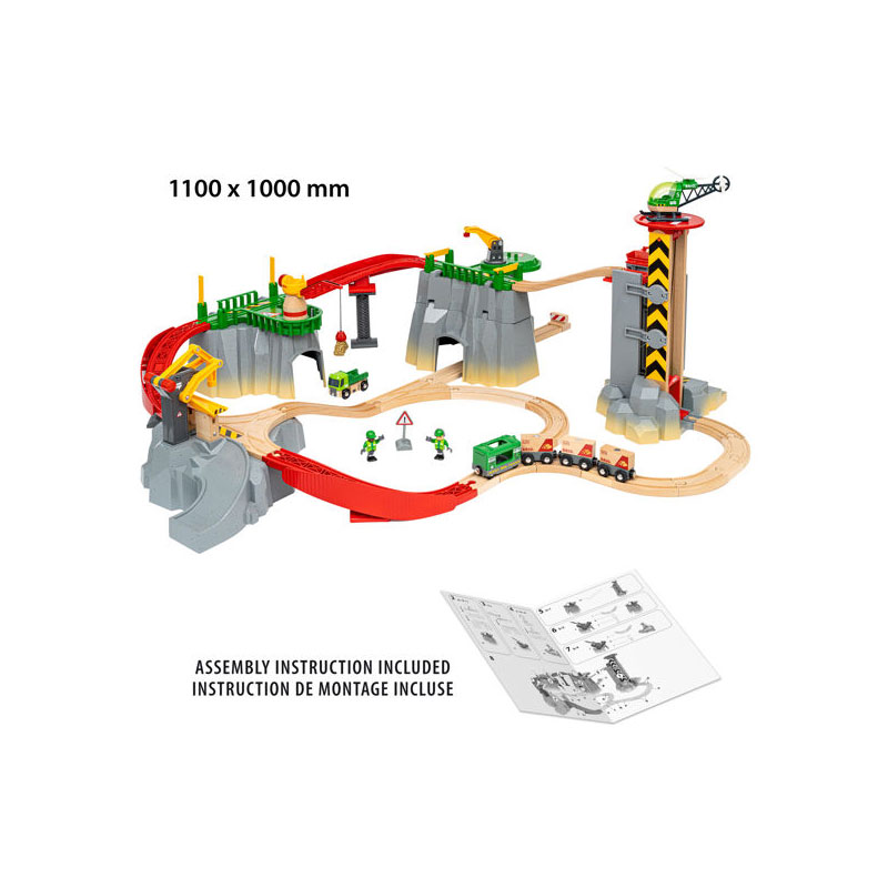 【楽天市場】【送料無料】 BRIO ブリオ 36010 カーゴマウンテンセット：脳トレ生活