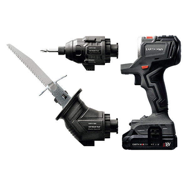 【楽天市場】【即日出荷】高儀 EARTH MAN 18V充電式マルチツール SL-18BMTL-AS：セキチュー楽天市場店
