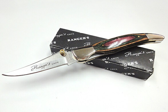 【楽天市場】【1本のみメール便 270円 対応商品】RANGER'S レンジャーズTY-133フォールディングナイフ440鋼 カラー合板 ...