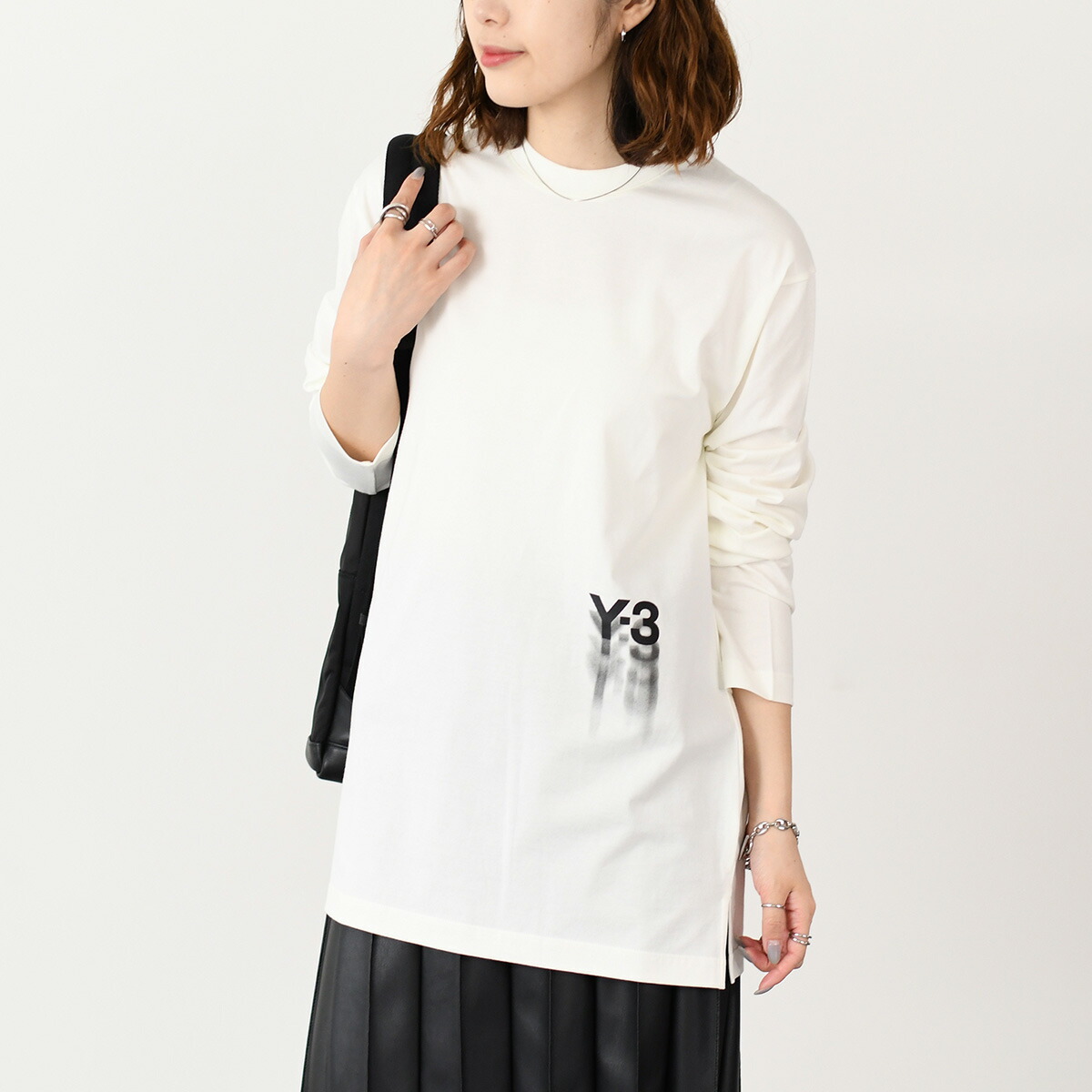 【楽天市場】Y-3 ワイスリー ロンT トップス カットソー GFX LS TEE グラフィック ロングスリーブ ティー IZ3121 ...