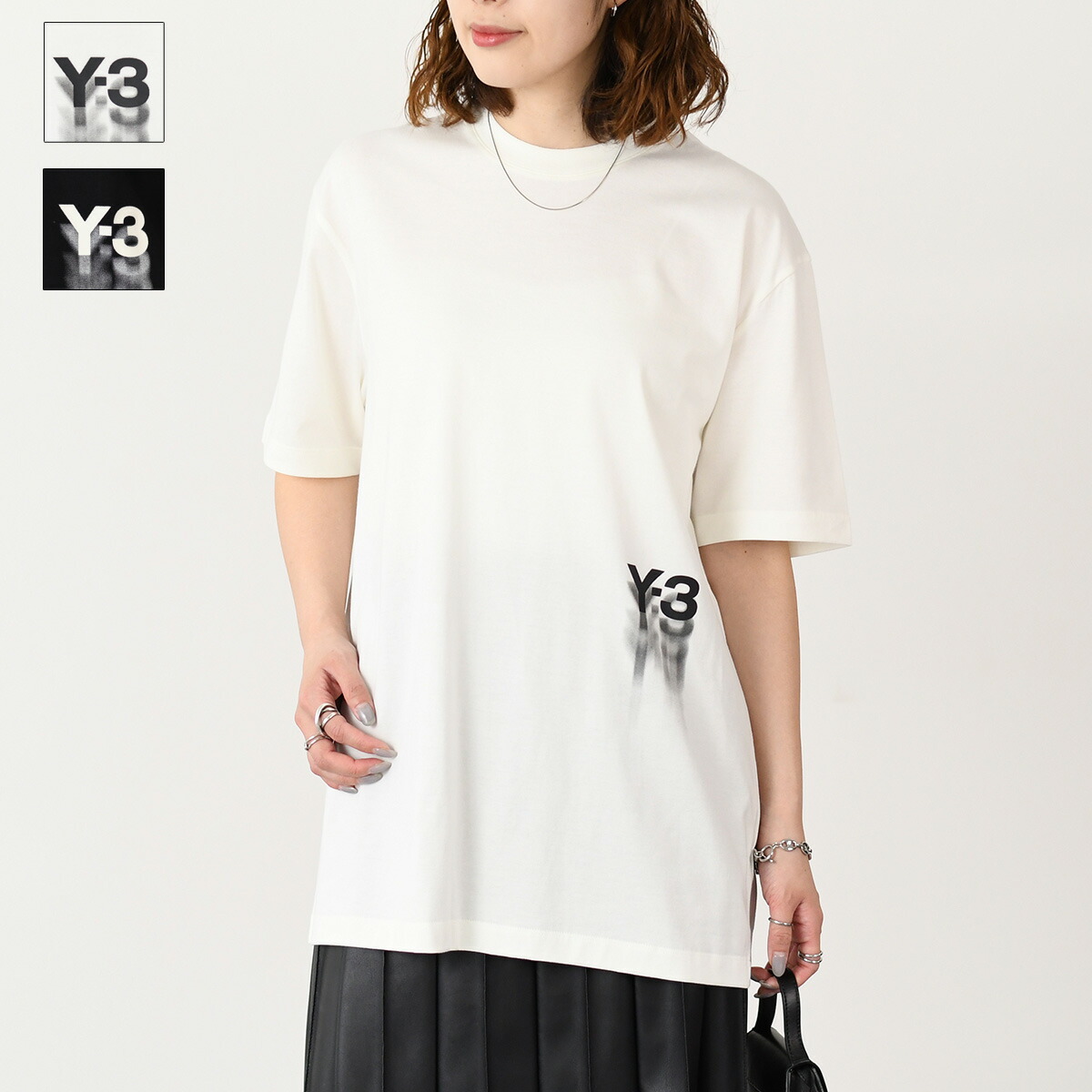 【楽天市場】Y-3 ワイスリー トップス Tシャツ GFX SS TEE グラフィックス ショートスリーブ ティー IZ3123 IZ3124 ...