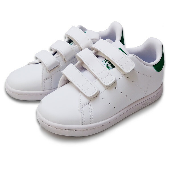 【楽天市場】アディダス adidas キッズ ジュニア スニーカー 子供靴 FX7532 スタンスミス フットウェアホワイト×フットウェア ...