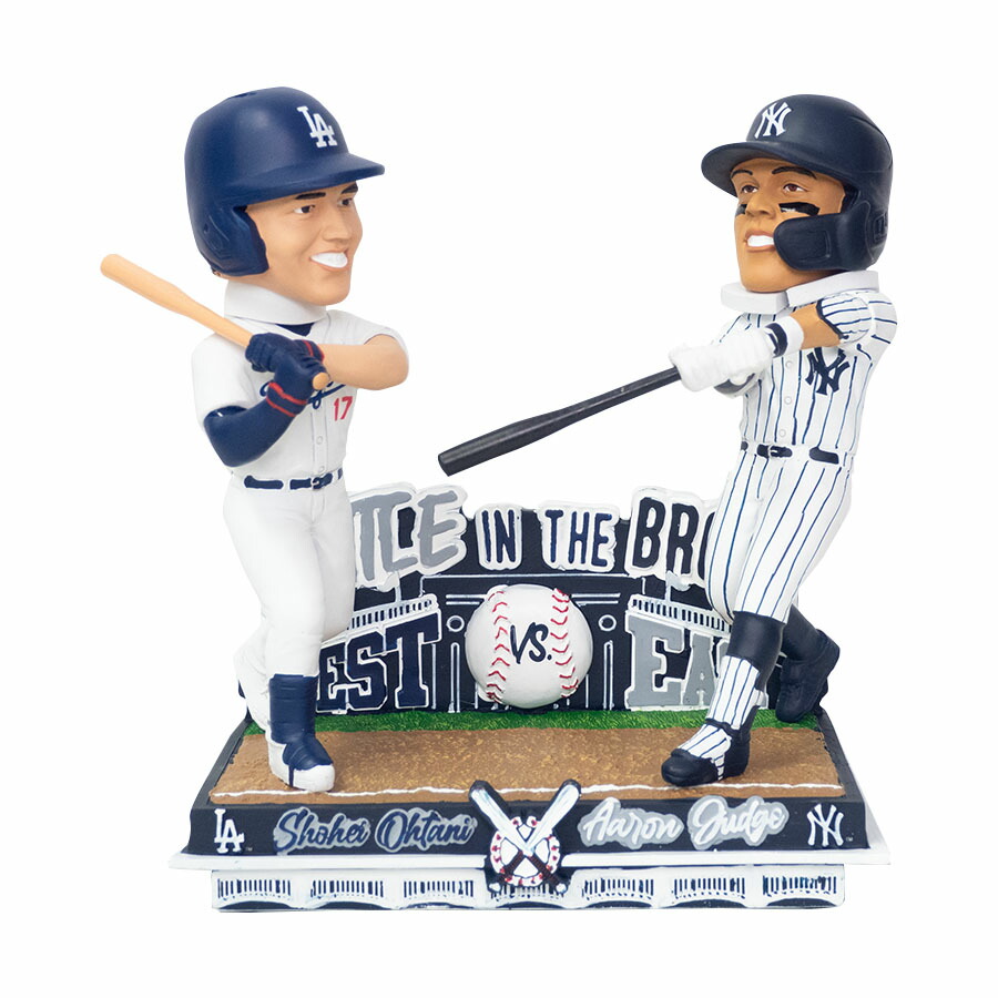 【楽天市場】MLB ドジャース＆ヤンキース フィギュア ボブルヘッド 大谷翔平 x アーロン・ジャッジ Dual Bobblehead ...