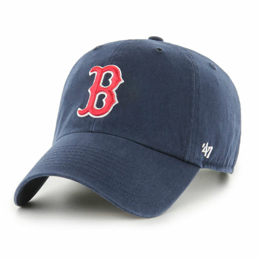 【楽天市場】MLB レッドソックス キャップ キッズ ユース Clean Up Cap 47Brand ネイビー：MLB.NBAグッズショップ SELECTION