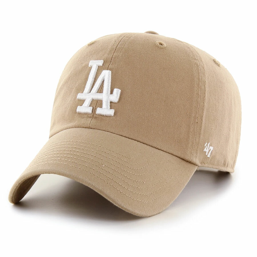 【楽天市場】MLB ドジャース キャップ キッズ ユース Clean Up Cap 47Brand カーキ ホワイト：MLB.NBAグッズショップ SELECTION