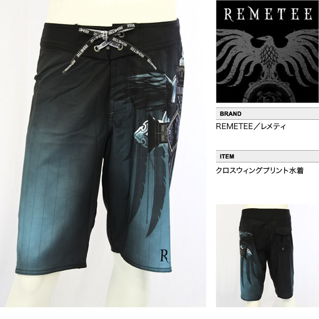 【楽天市場】【REMETEE／レメティ 】クロスウィングプリント水着（ブラック・BLK）/メンズ【インポート】【セレカジ】【正規品】：セレクト ...