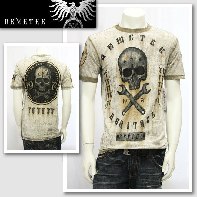 【楽天市場】【REMETEE／レメティ 】スカルスパナTシャツ（ベージュ・BEG）/メンズ【インポート】【セレカジ】【正規品】：セレクト ...