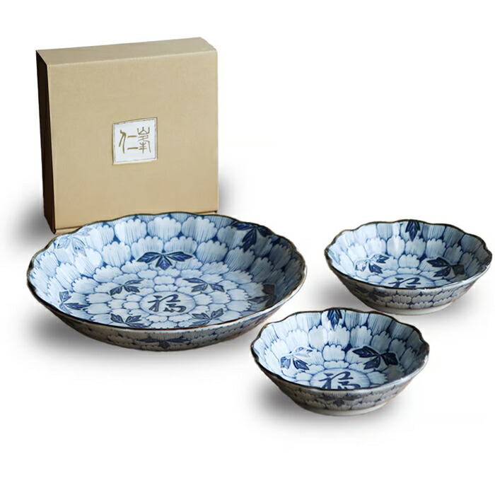 【楽天市場】ギフト AWASAKA (アワサカ) AWASOME 花万葉 福取り分け揃[ギフトセット] AW88-Y02：GOODIES