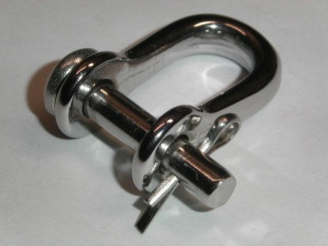 【楽天市場】ステンレス 半丸シャックル ワリピン式 6mm RCW-6：SENGUYA1009