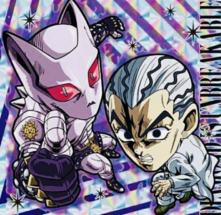 【楽天市場】【内袋未開封】ジョジョの奇妙な冒険 JO4-24 川尻浩作 キラークイーン(バイツァ・ダスト) SR ディフォルメシール ～ダイヤモンドは砕けない ACT2～【JOJO】【にふぉる ...