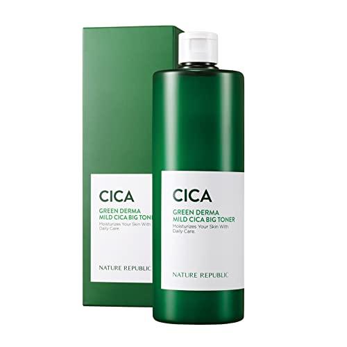 【楽天市場】ネイチャーリパブリック グリーンダーマ CICA ビッグトナー (500mL) 化粧水 NATURE REPUBLIC：薬のヒグチ ...