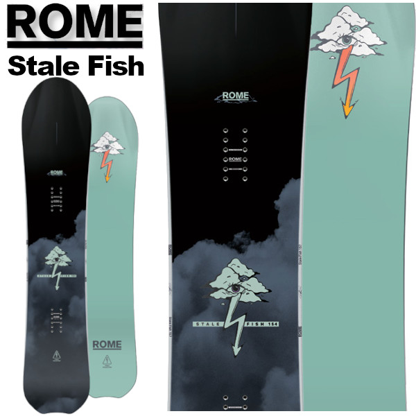 【楽天市場】25-26 ROME SDS ローム Stale Fish 157 ステール フィッシュ オールマウンテン パウダー スノーボード ...