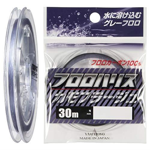 【楽天市場】ヤマトヨテグス(YAMATOYO) ハリス フロロハリス カモフラージュ フロロカーボン 30m 1.0号 4lb グレー：Senses