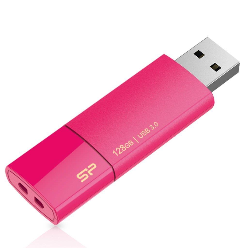 【楽天市場】SP Silicon Power シリコンパワー USBメモリ 128GB USB3.0 スライド式 Blaze B05 ピンク SP128GBUF3B05V1H：Senses