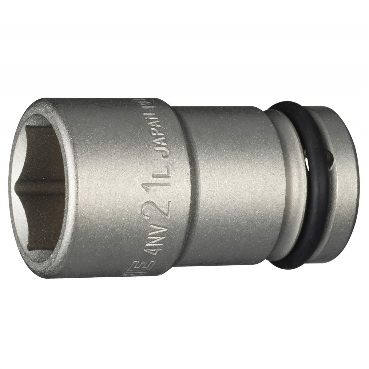 【楽天市場】トネ(TONE) インパクト用ロングソケット 4NV-21L 差込角12.7mm(1/2”) 二面幅21mm：Senses