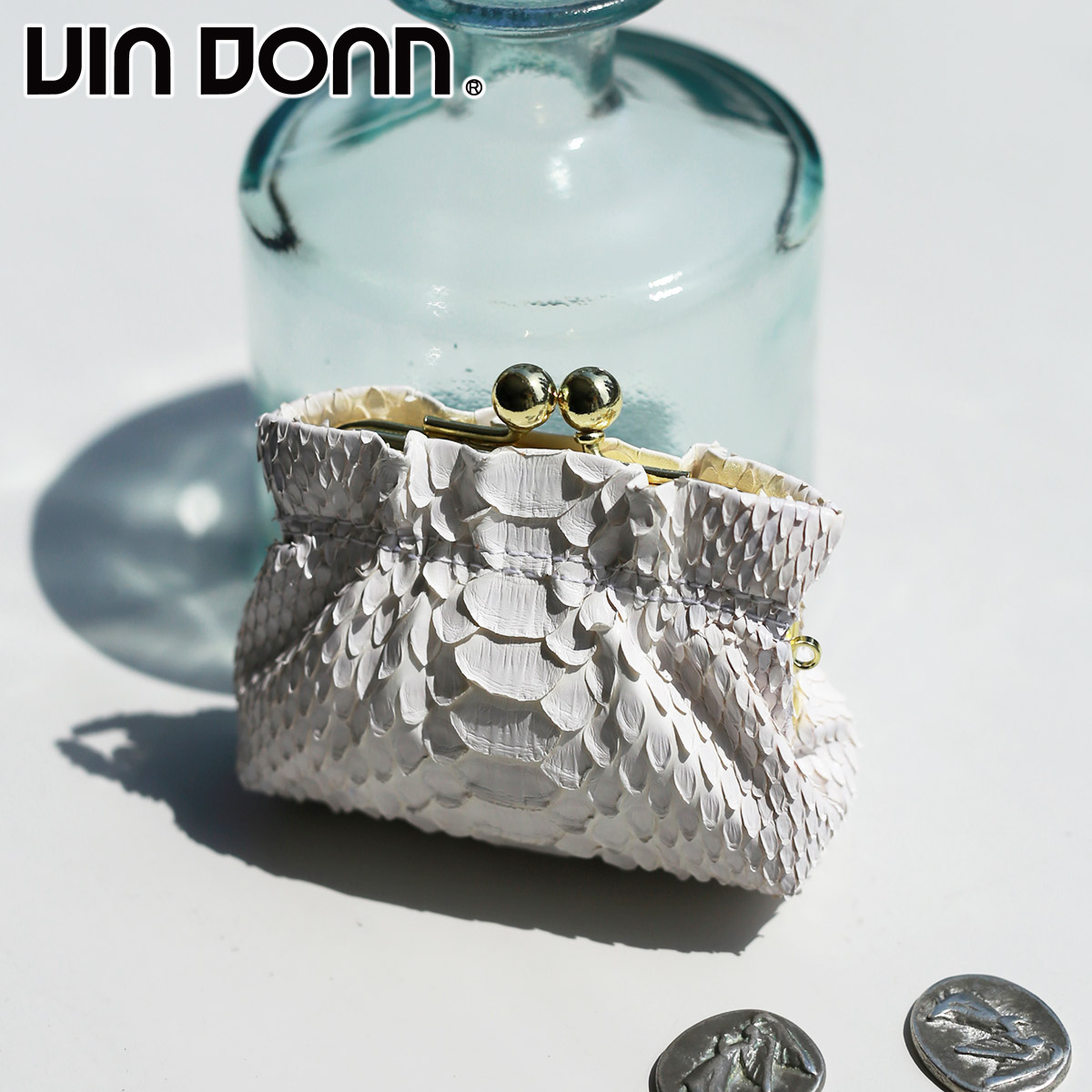 【楽天市場】【安心の3年保証&プレゼント付】 VIA DOAN ヴィア ドアン 財布Bran python（ブランパイソン） コインケース 456レディース 小銭入れ パイソン 蛇 がま口 ...