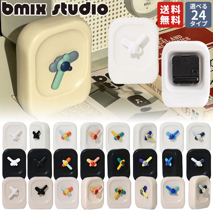 【楽天市場】【正規品】 Bmix Studio 時計 卓上 Bmix Oclock Wood Ceramic Tabletop 01 N ...