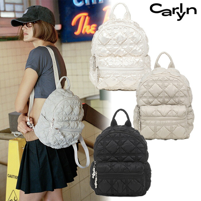 【楽天市場】【正規品】 CARLYN リュック Mellow BackPack ☆ バックパック レディース シンプル ロゴ ナイロン ...