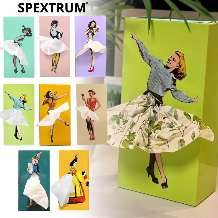 【楽天市場】【正規品】 SPEXTRUM ティッシュケース おしゃれ Tissue up girl Tissue Case ☆ 個性的 ...