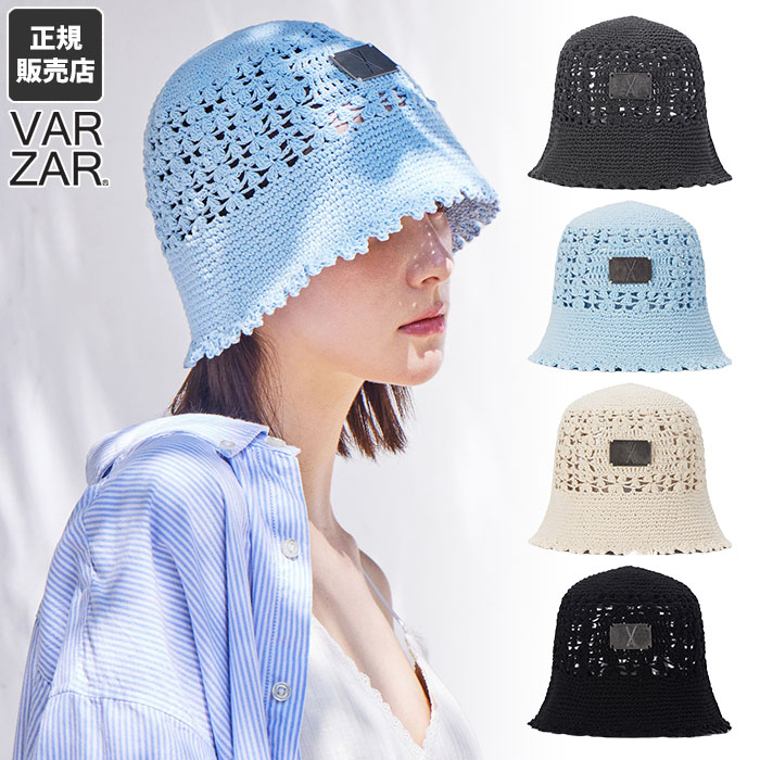 【楽天市場】【正規販売店】VARZAR バケットハット バケハ VA Plate Crochet Bucket Hat ☆ 帽子 ハット 紫外線対策 夏 カジュアル 韓国ブランド ブランド ...
