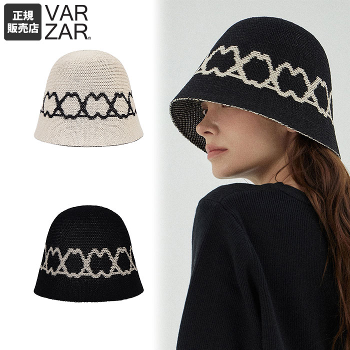 【楽天市場】【正規販売店】 VARZAR ハット VA Curved Logo Jacquard Bucket Hat ☆ バケットハット ...