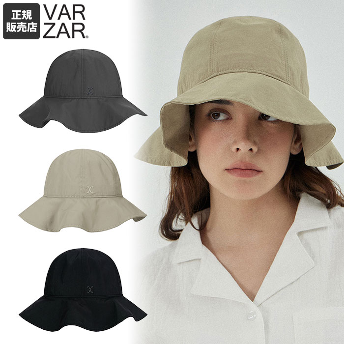 【楽天市場】【正規販売店】 VARZAR ハット VA Curved Logo Round Frill Bucket Hat ☆ バケット ...