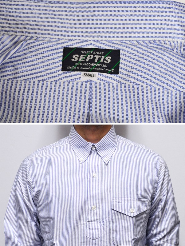 【楽天市場】SEPTIS ORIGINAL(セプティズオリジナル) 長袖ボタンダウンプルオーバーシャツ IVY PULLOVER SHIRTS ...