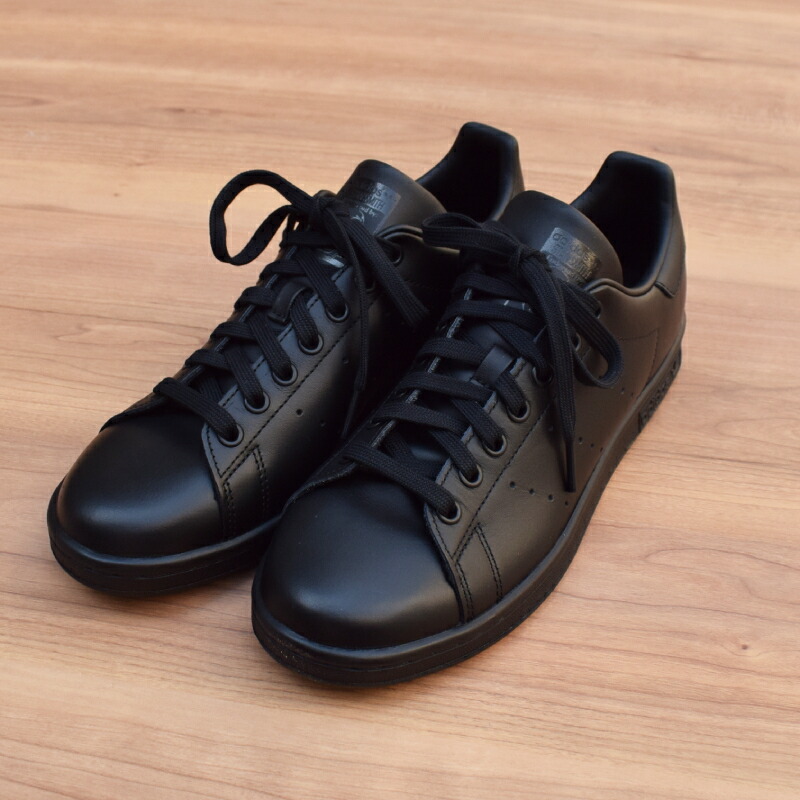 【楽天市場】ADIDAS (アディダス) レザースニーカー STAN SMITH(スタンスミス) Core Black / Core ...