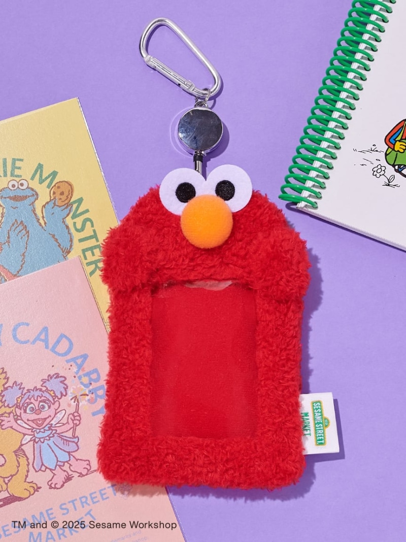 【楽天市場】カードホルダー エルモ SESAME STREET MARKET セサミストリートマーケット ファッション雑貨 チャーム・キー ...