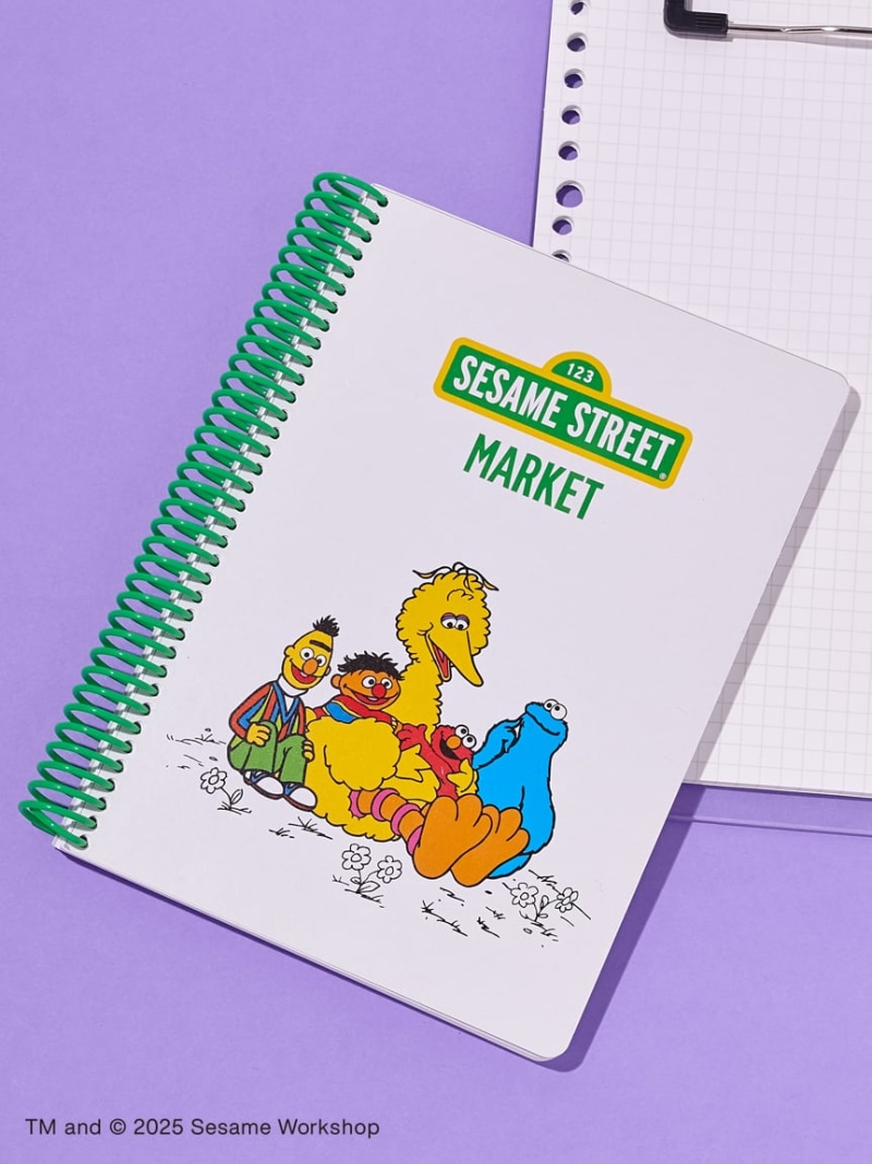 【楽天市場】B6リングノート SESAME STREET MARKET セサミストリートマーケット 文房具 手帳・メモ帳 レッド ...