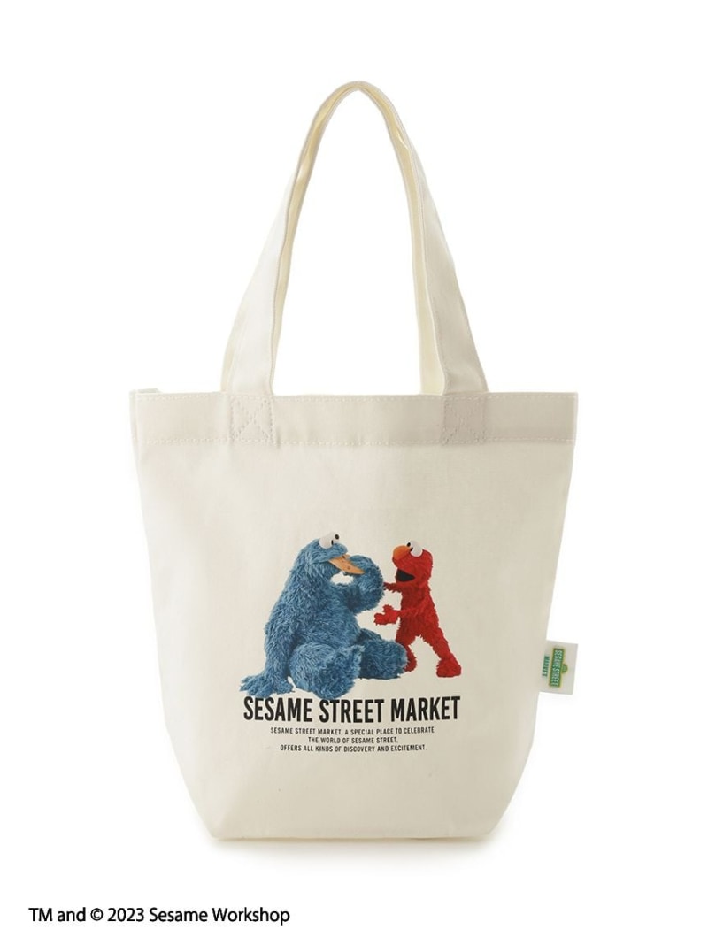 【楽天市場】フォトプリントプチトートバッグ SESAME STREET MARKET セサミストリートマーケット バッグ エコバッグ・サブ ...