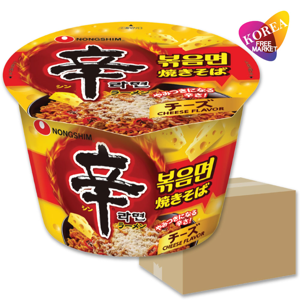 【楽天市場】辛ラーメン焼きそば チーズ カップ 105g x 12個 箱売り 韓国ラーメン カップ麺 カップラーメン：韓国フリーマー