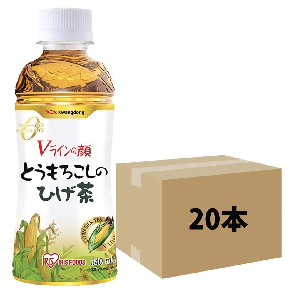 【楽天市場】アイリスオーヤマ とうもろこしのひげ茶 340ml PET 20本 箱売り 広東 ガンドン 韓国お茶：韓国フリーマー