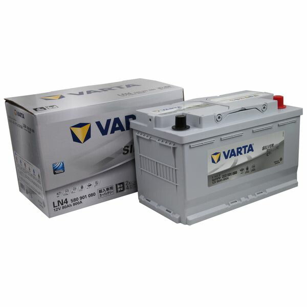 【楽天市場】VARTA バルタ580 901 080(LN4AGM) 欧州車用 シルバーダイナミックAGM：アクアドリーム プラス