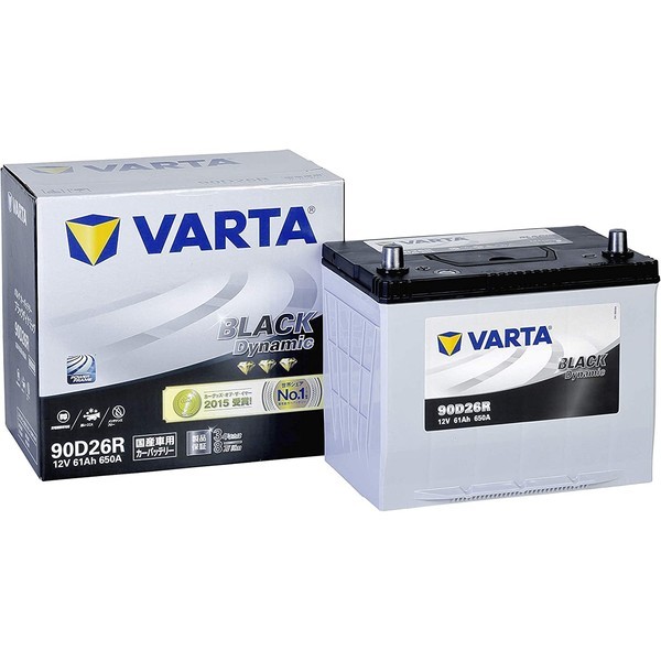 【楽天市場】VARTA バルタ90D26R-VARTAブラックダイナミック充電制御車対応カーバッテリー主な互換：55D26R/65D26R/75D26R/80D26R/85D26R ...