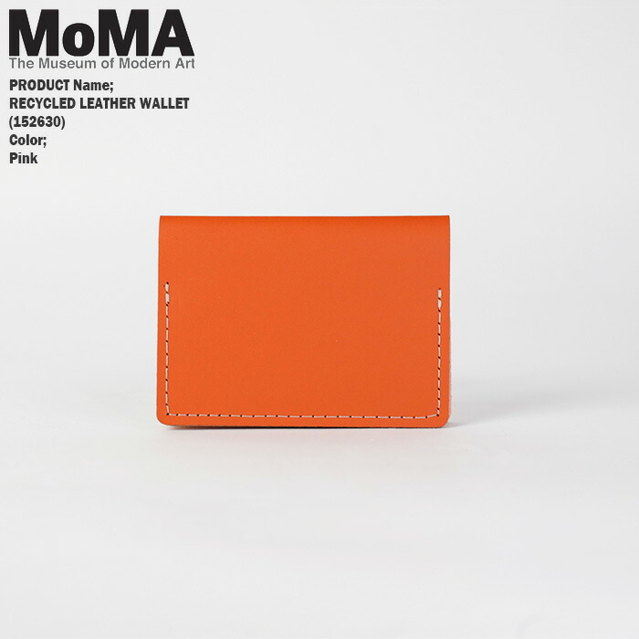 【楽天市場】レビューでクーポン★モマ ミニウォレット MOMA RECYCLED LEATHER WALLET #152630 Pink ...