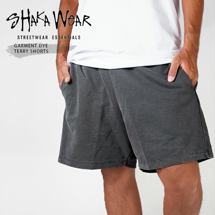 【楽天市場】シャカウェア ガーメントダイテリーショートパンツ SHAKA WEAR GARMENT DYE TERRY SHORTS ...