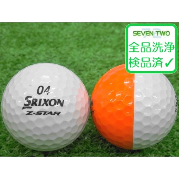 【楽天市場】SRIXON スリクソン Z-STAR DIVIDE 2021年モデル ホワイト/オレンジ 1個 当店Bランク 中古 ロストボール ゴルフボール：ゴルフボール専門店セブンツー