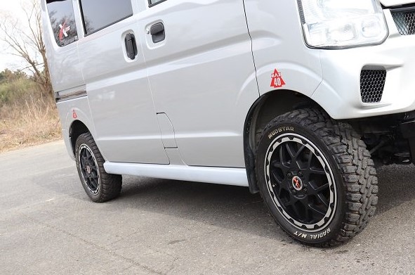 【楽天市場】ガレージベリー VARY VALIANT サイドステップ未塗装 FRP製 DA17エブリィ：エスエイチカンパニー