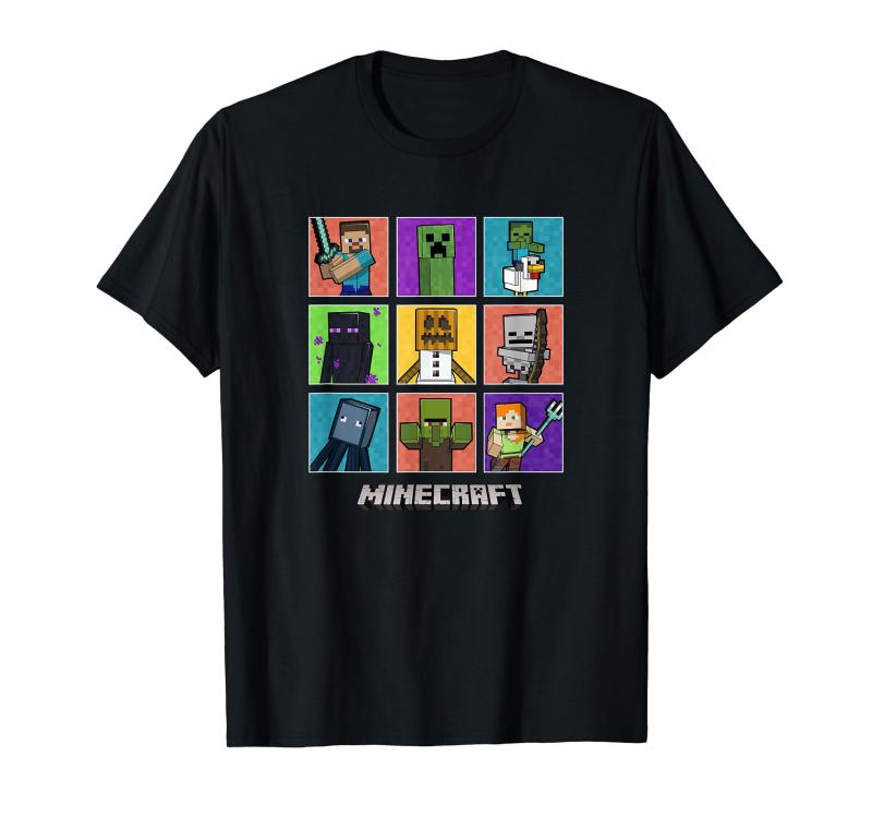 【楽天市場】Minecraft Group Shot Colored Box Up Tシャツ：シャドーテール
