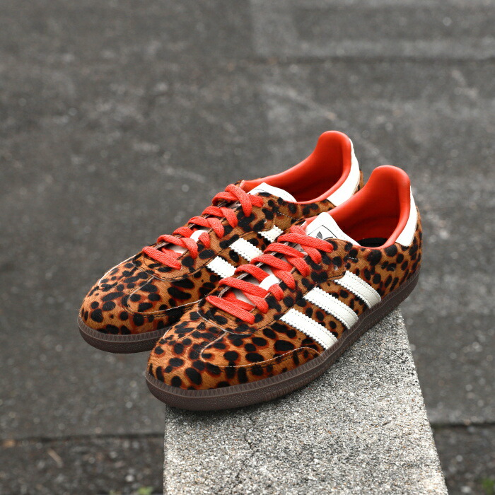 【楽天市場】即日発送 アディダスオリジナルス スニーカー 限定モデル adidas originals サンバ OG W チーター柄 ...
