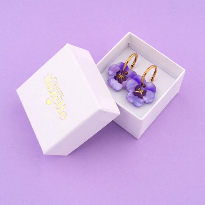 【楽天市場】【公式通販 3,980円以上 送料無料】ククシュゼット 正規商品 ピアス レディース 両耳用 花 フランス Coucou ...