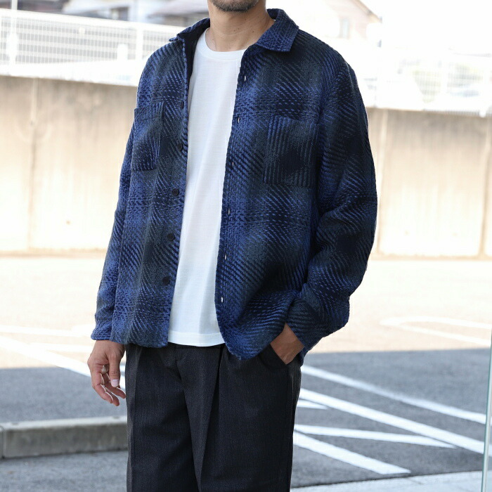 【楽天市場】ワックスロンドン ユニセックス wax london ホワイティング オーバー シャツ WHITING OVERSHIRT ...