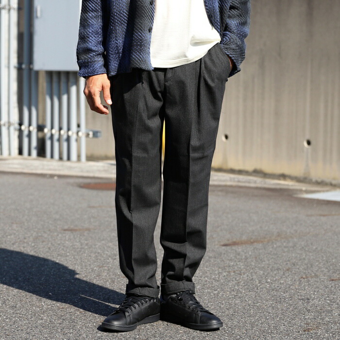 【楽天市場】ワックスロンドン メンズ ボトムス wax london ラレート ラウザーズ シェブロン RALEIGH TROUSER ...