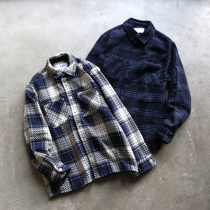 【楽天市場】ワックスロンドン ユニセックス wax london ホワイティング オーバー シャツ WHITING OVERSHIRT ...