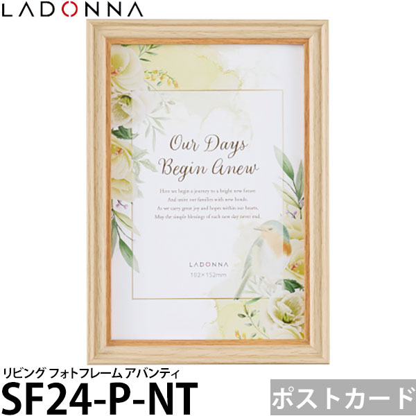 【楽天市場】ラドンナ SF24-P-NT リビング フォトフレーム アバンティ ポストカード ナチュラル 【メール便 送料無料】：写真屋さんドットコム